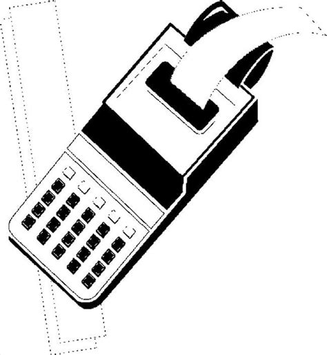 Desenhos De Calculadora Para Colorir Pintar E Imprimir ColorirOnline