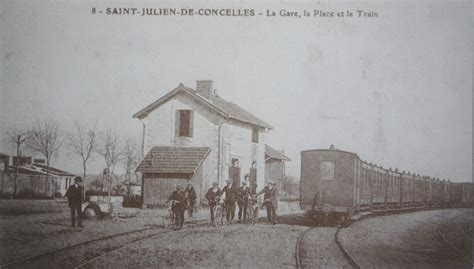 Saint Julien De Concelles La Gare La Place Et Le Train Carte