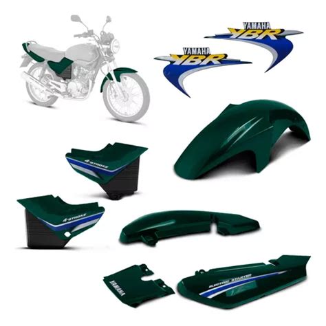 Kit Carenagem Completa Ybr Adesivada A Cores Frete Gr Tis