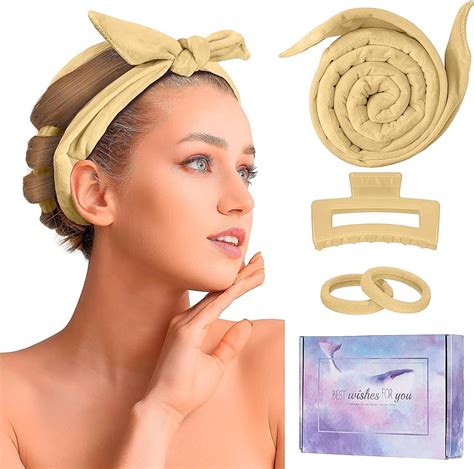 CORATED Bigodino Lungo Per Boccoli Bigodino Fascia Capelli Bigodino