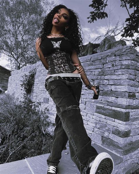 Y2K EMO POC GOTH ALT FASHION MODEL KAMXIYAH IMMXRTAL Goth Girl