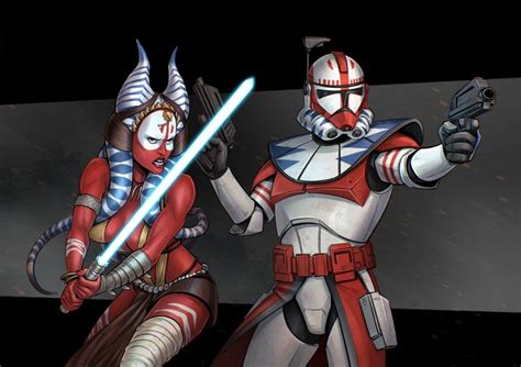 Shaak Ti And OC Trooper Commission By Birdyraider On DeviantArt Star