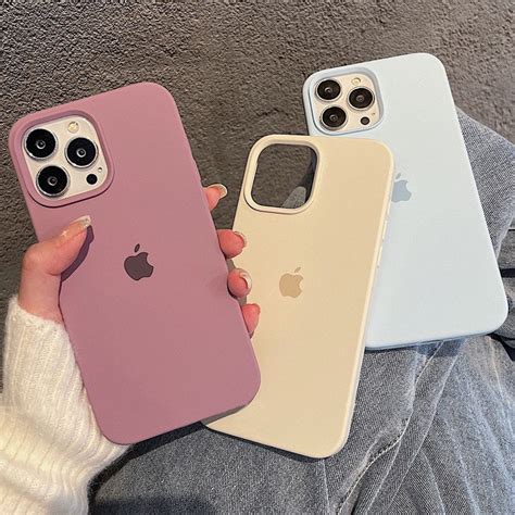 Capa De Silicone Líquido Original Para iPhone 15 14 13 12 11 Pro Max 14