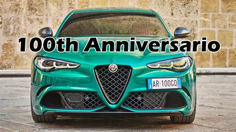 2024 Alfa Romeo Giulia And Stelvio Quadrifoglio 100th Anniversario