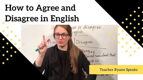 How To Agree And Disagree In English YouTube