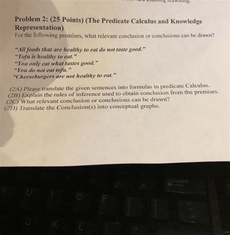 solved problem 2 25 points the predicate calculus and