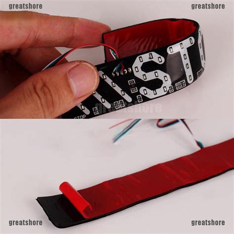GRE 51 LED Motorcycle Rear Tail Stop Brake Turn Signal License Plate