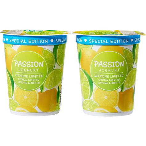 Passion Joghurt Zitrone Limette Migros Online