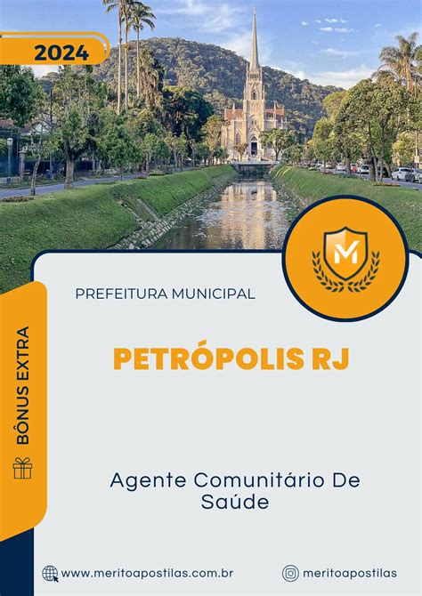 Apostila Agente Comunitário De Saúde Prefeitura Petrópolis RJ 2024