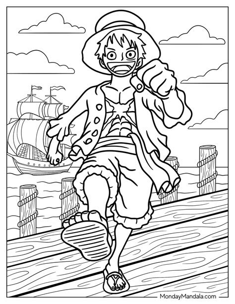 30 One Piece Coloring Pages Free PDF Printables Conheça Pedro