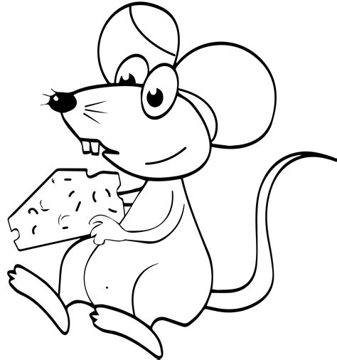 Coloriages souris à imprimer