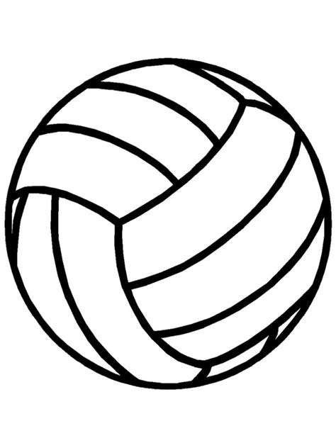 Ausmalbild Volleybälle besteausmalbilder de