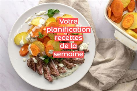 Planification Recettes De La Semaine 27 31 Janvier