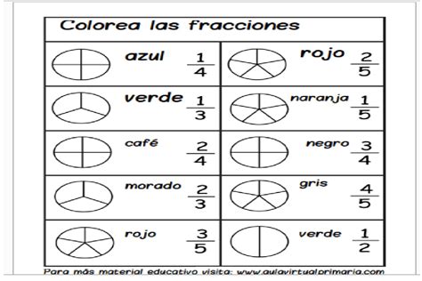 Descubrir 51 Imagen Dibujos De Fracciones Para Colorear Viaterra Mx