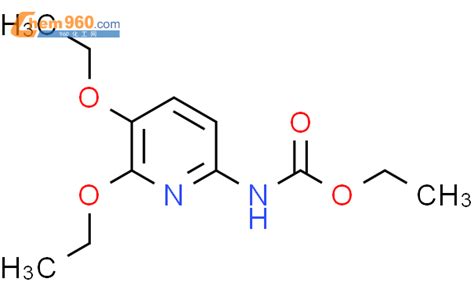 105319 74 2 Carbamic acid 5 6 diethoxy 2 pyridinyl ethyl ester化学式