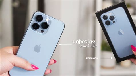 Iphone 13 Pro Sierra Blue Unboxing Accessories Set Up YouTube