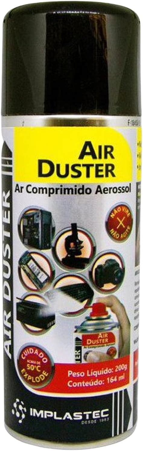 Ar Comprimido Aerossol Implastec Air Duster G Ml Amazon Br