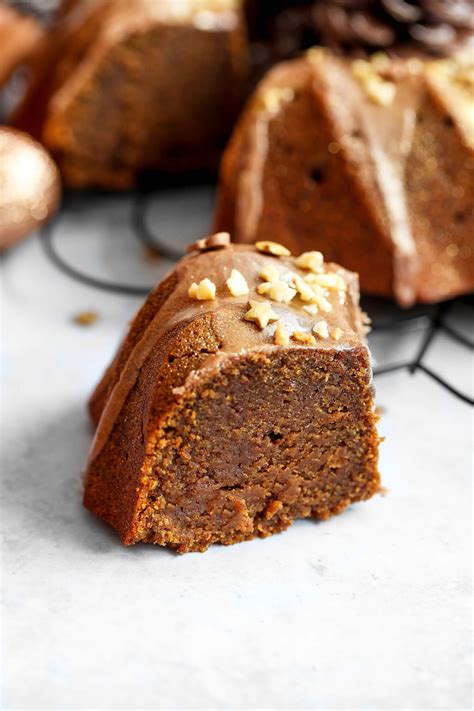 Festive Gingerbread Bundt Cake Nadia S Healthy Kitchen