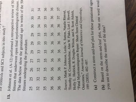 Solved Compute The Mean Median Variance And Standard Deviation