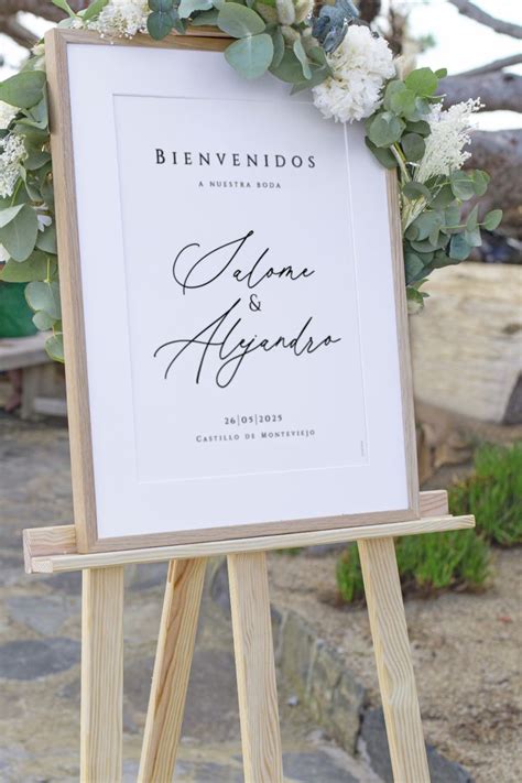 Cartel Bienvenidos A Nuestra Boda Bienvenidos A Nuestra Boda