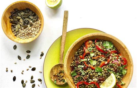 La recette du mois Lentilles en salade à lorientale Pascale Auduc