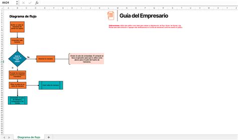 Plantilla De Diagrama De Flujo De Excel Gratis