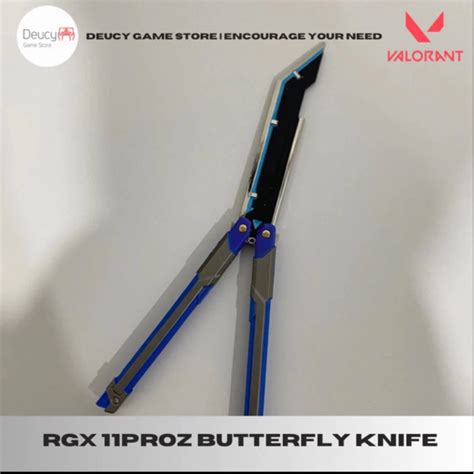 Jual Life Size Valorant Knife RGX Butterfly Reaver Karambit Ion