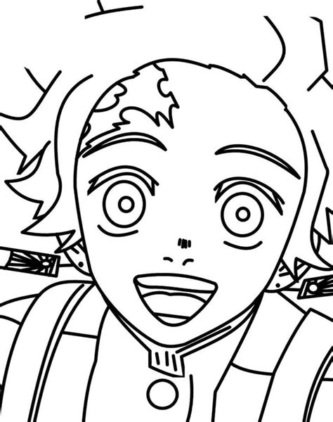 Desenhos Do Tanjiro Para Imprimir E Colorir Pintar