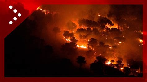 Squadre Antincendio Al Lavoro A Castellammare Del Golfo Su Vasto