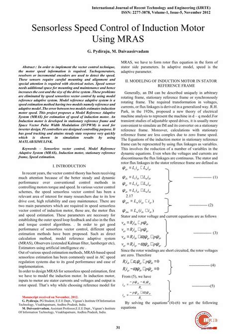 pdf sensorless speed control of induction motor dokumen tips