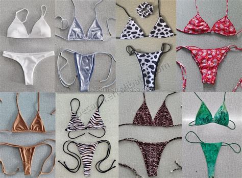 Custom Size Extreme Micro Thong Bikini Swimwear Hot Sexy Girl Mini