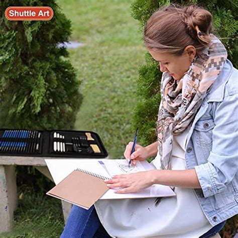 Shuttle Art Sketching And Drawing Pencils Set 37 Piece Professional