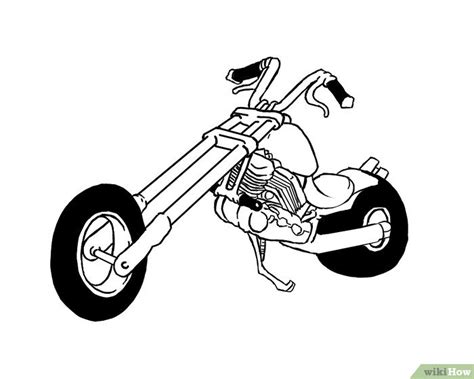 4 manières de dessiner une moto wikiHow