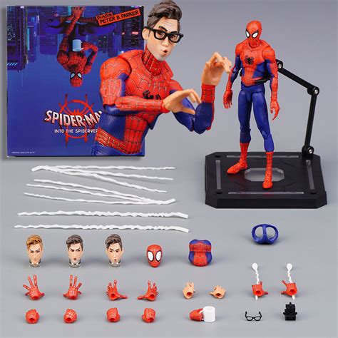 16cm Across The Spider Homem Aranha Peter Parker Articulado Homem