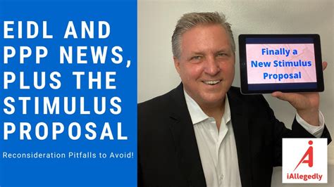 EIDL And PPP News Plus The Latest Stimulus Proposal YouTube