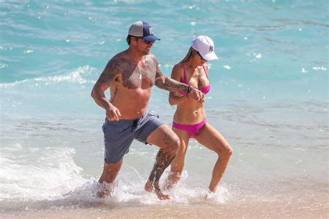 Christina Haack Looks Hot In A Pink Bikini On The Beach In Cabo 48