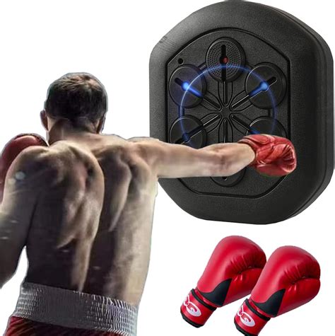 Elutng Boxmaschine Indoor Smart Boxing Machine Wandmontierte Musik Mit