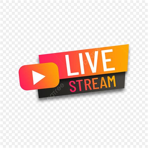 Live Streaming Clipart Png Images Live Stream Symbol Icon With Play