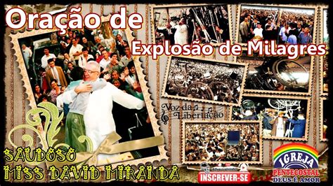 saudoso Miss David Miranda oração de explosão de milagres YouTube