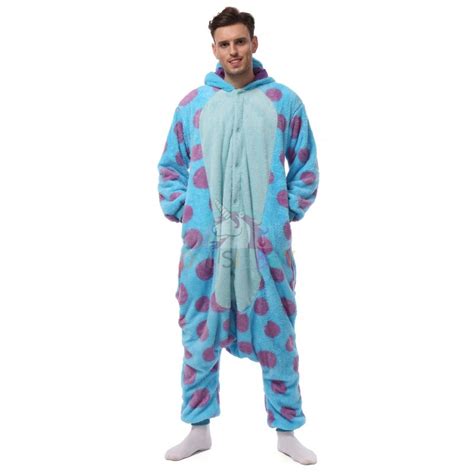 Monsters Inc Sully Mike Wazowski Onesie Halloween Group Costume For 2