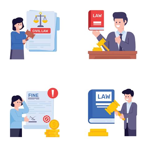 Flat Illustrations Of Legal Persons 10505022 Vector Art At Vecteezy