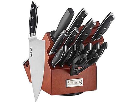 Cuisinart C77TRR 15P Triple Rivet 15 Piece Cutlery Block Set Newegg