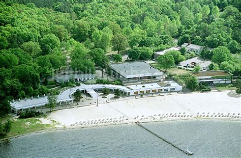 Luftbild Köpenick Berlin Strandbad Müggelsee in Friedrichshagen