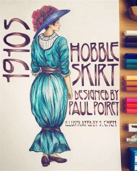 The Hobble Skirt Made Briefly Popular By Paul Poiret In The S Yes
