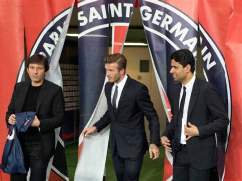David Beckham Ficha Por Paris Saint Germain