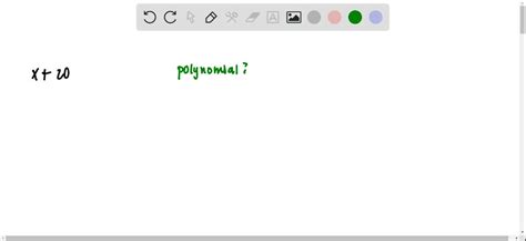 solved determine whether the expression is a polynomial if it is write the polynomial in