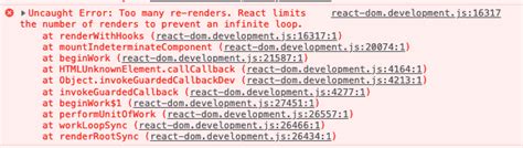Error Too Many Re Renders Infinite Loop In React Js