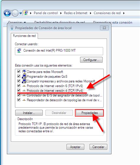 Cómo establecer una IP privada fija en Windows 7