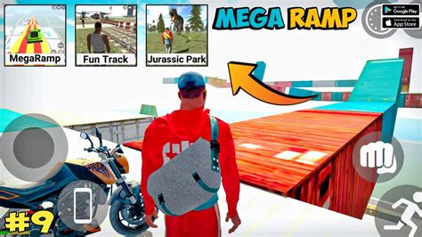 MEGA RAMP MOD FOR INDIAN BIKE DRIVING 3D GAMEPLAY 9 YouTube