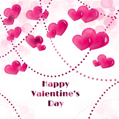 Valentine Day Love PNG Transparent Pink Double Love Valentines Day